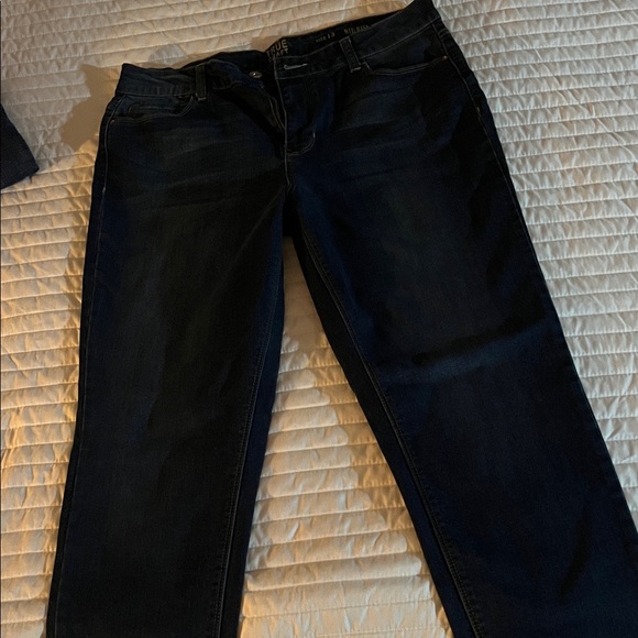 True Craft | Jeans | True Craft Womens Deep Indigo Straight Leg Jeans ...